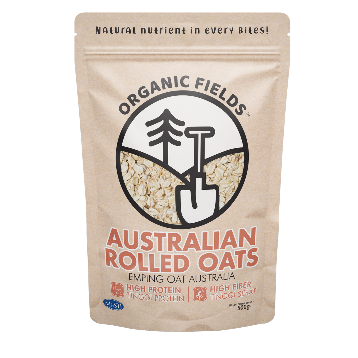 Australian Rolled Oats 500g – ORGANIC FIELDS