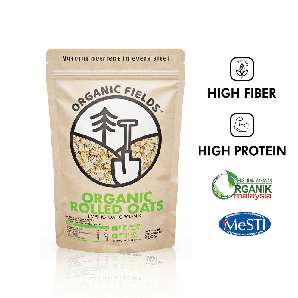 ORANIC FIELDS Organic Finland Rolled Oats – ORGANIC FIELDS