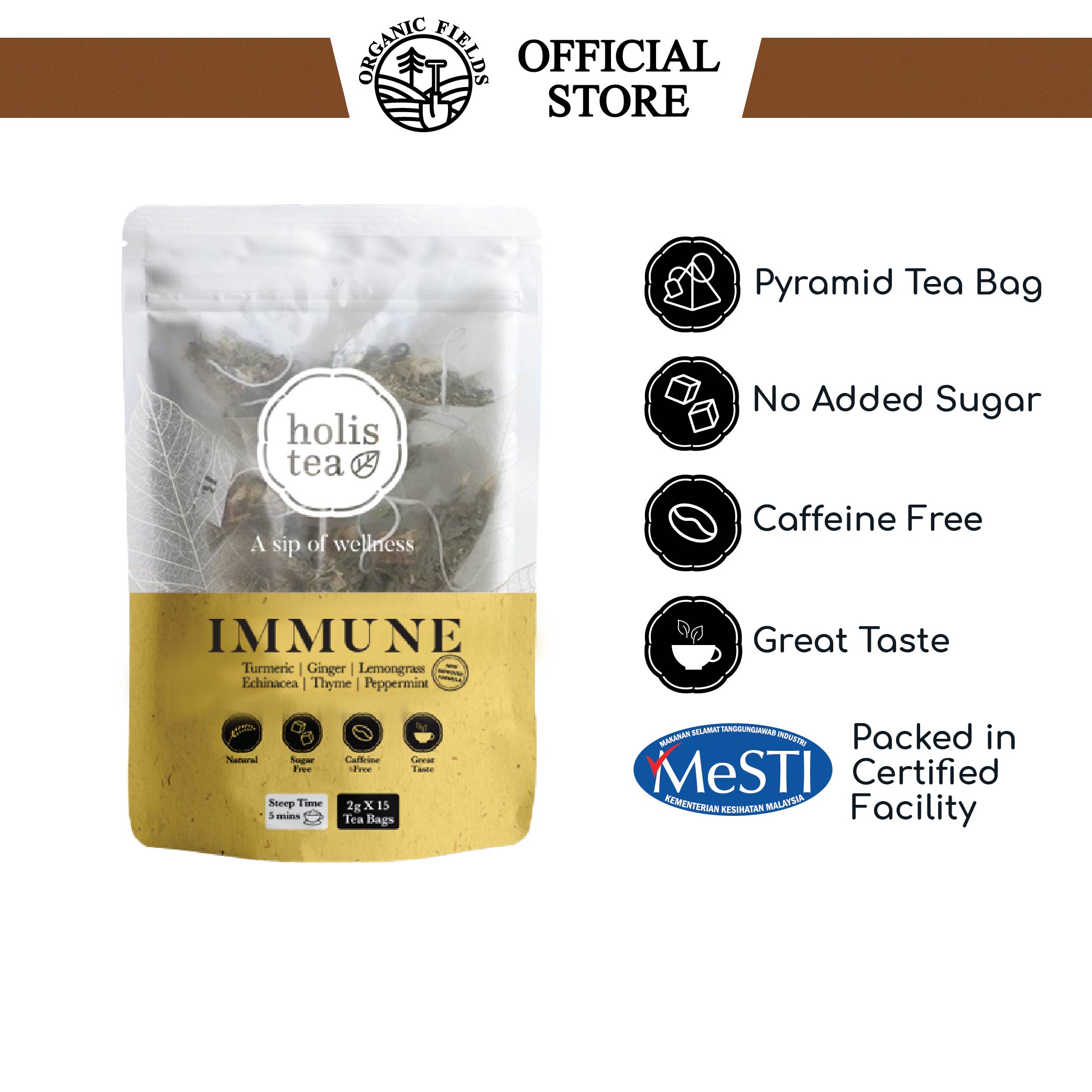 Holistea Immune Tea – ORGANIC FIELDS