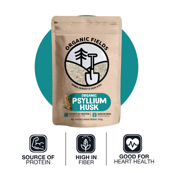 ORGANIC FIELDS Organic Psyllium Husk