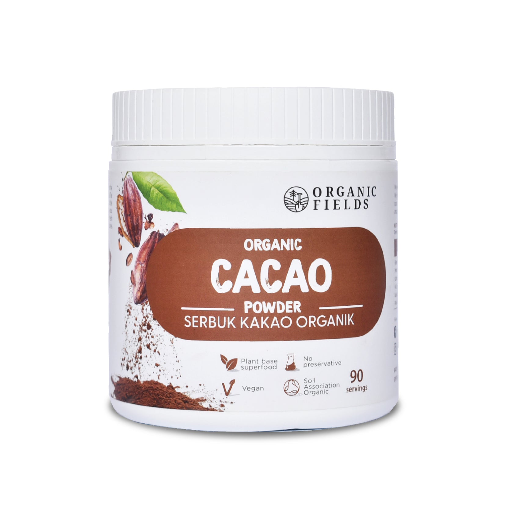 Organic Cacao Powder 180gm – ORGANIC FIELDS