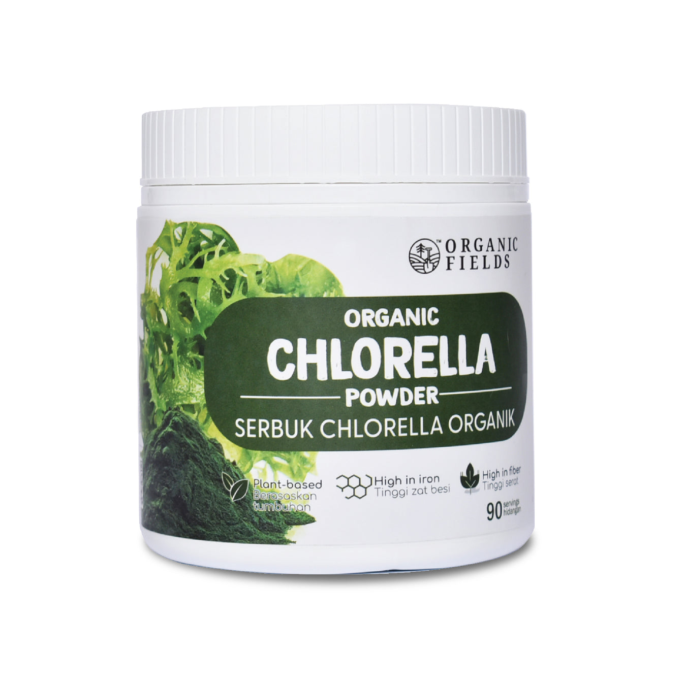 ORGANIC FIELDS Organic Chlorella Powder 180g