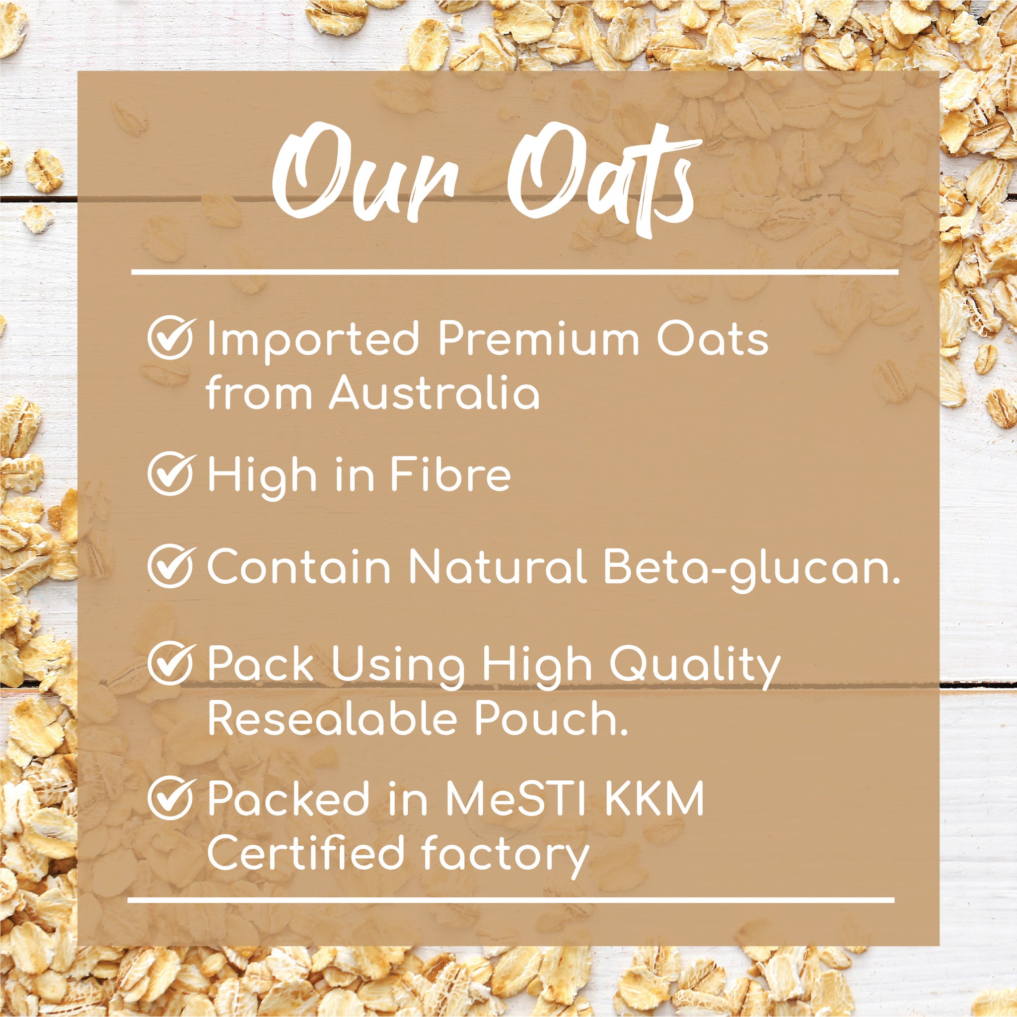 Australian Rolled Oats 500g – ORGANIC FIELDS